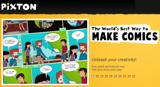 Pixton is a online website that allows you to build your own comic ...
