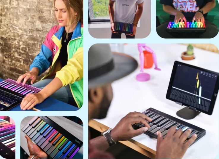 'LUMI' Portable music learning keyboard, app, and content library ...