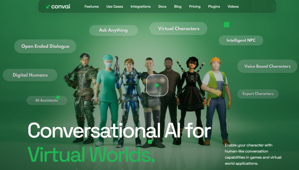 convai.com -Platform that enables you to create and connect AI characters with human-like ...