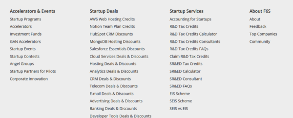 ‘F6S’ – startup incubator for earlier stage companies to help them scale towards unicorn status ...