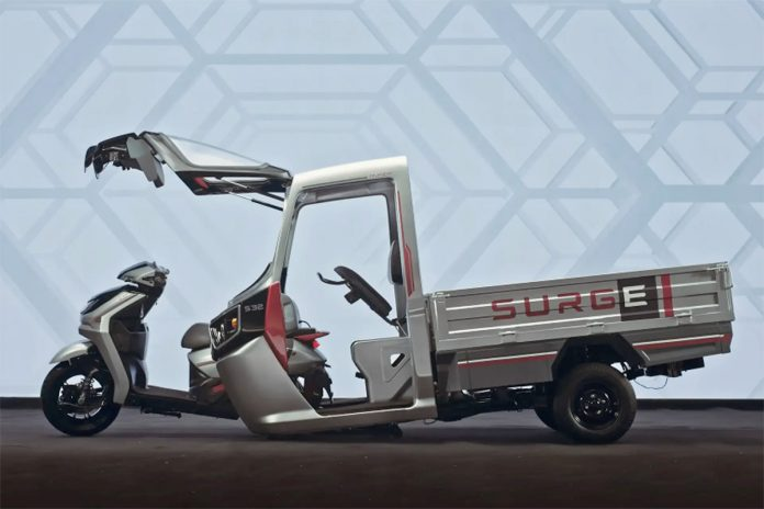 ‘Surge S32’ an electric vehicle that combines both a rickshaw and a ...